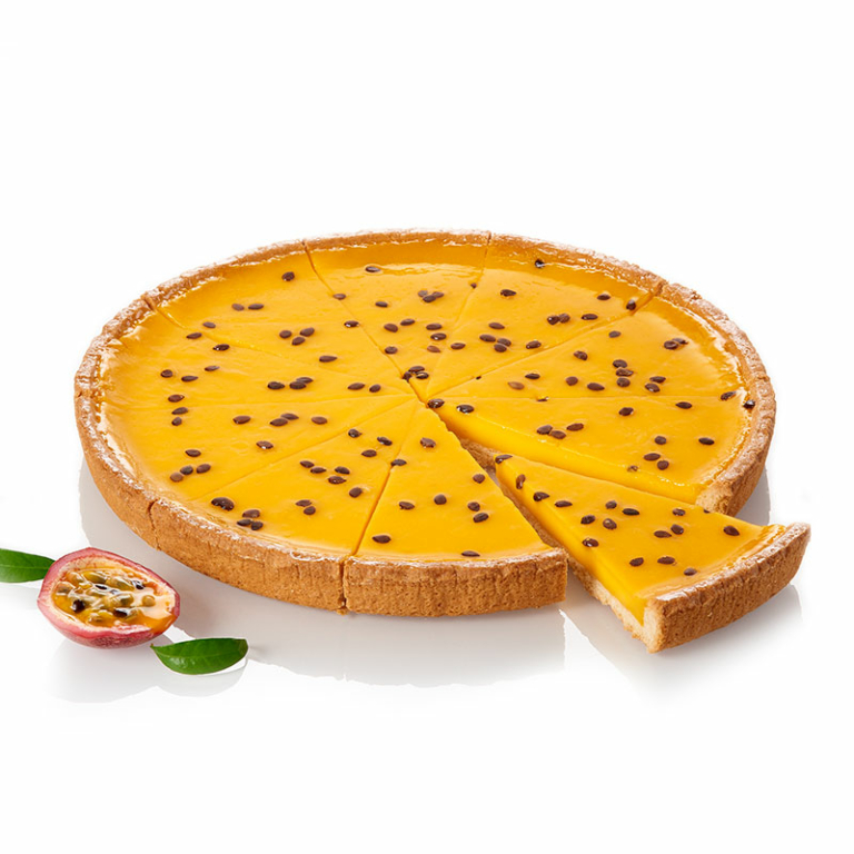 Passion Fruit Tart (10 pre-cut servings) - Boncolac